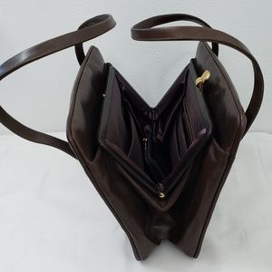 Original by Holzman | Bags | Vintage Mocha Handbag With Matching Coin ...